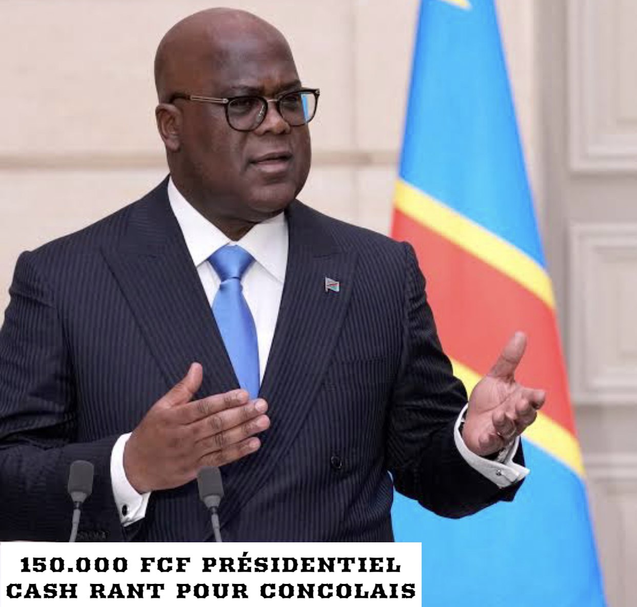 FELIX TSHISEKEDI SUBVENTION DE NOËL DE 120 000 CDF POUR LES CONGOLAIS